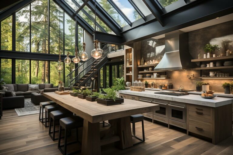 La cuisine moderne avec poutre apparente : tendance et astuces pour ...